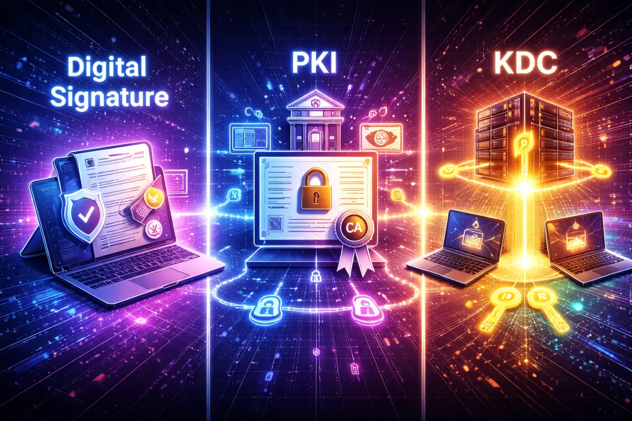 Digital Signatures, PKI, and KDC: Building Trust in Secure ...
